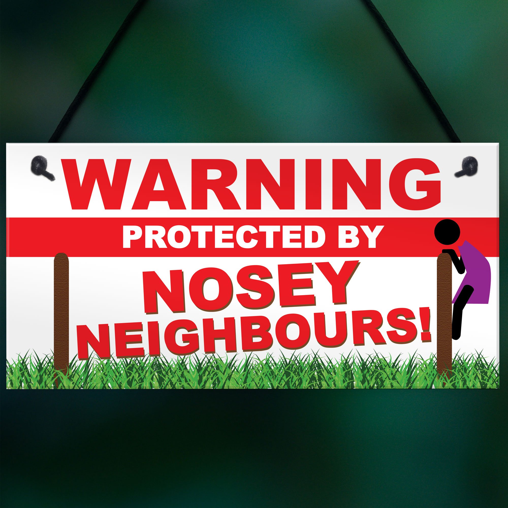 Neighbors Signs Sign Language Nosey Neighbor Yard Banner Etsy