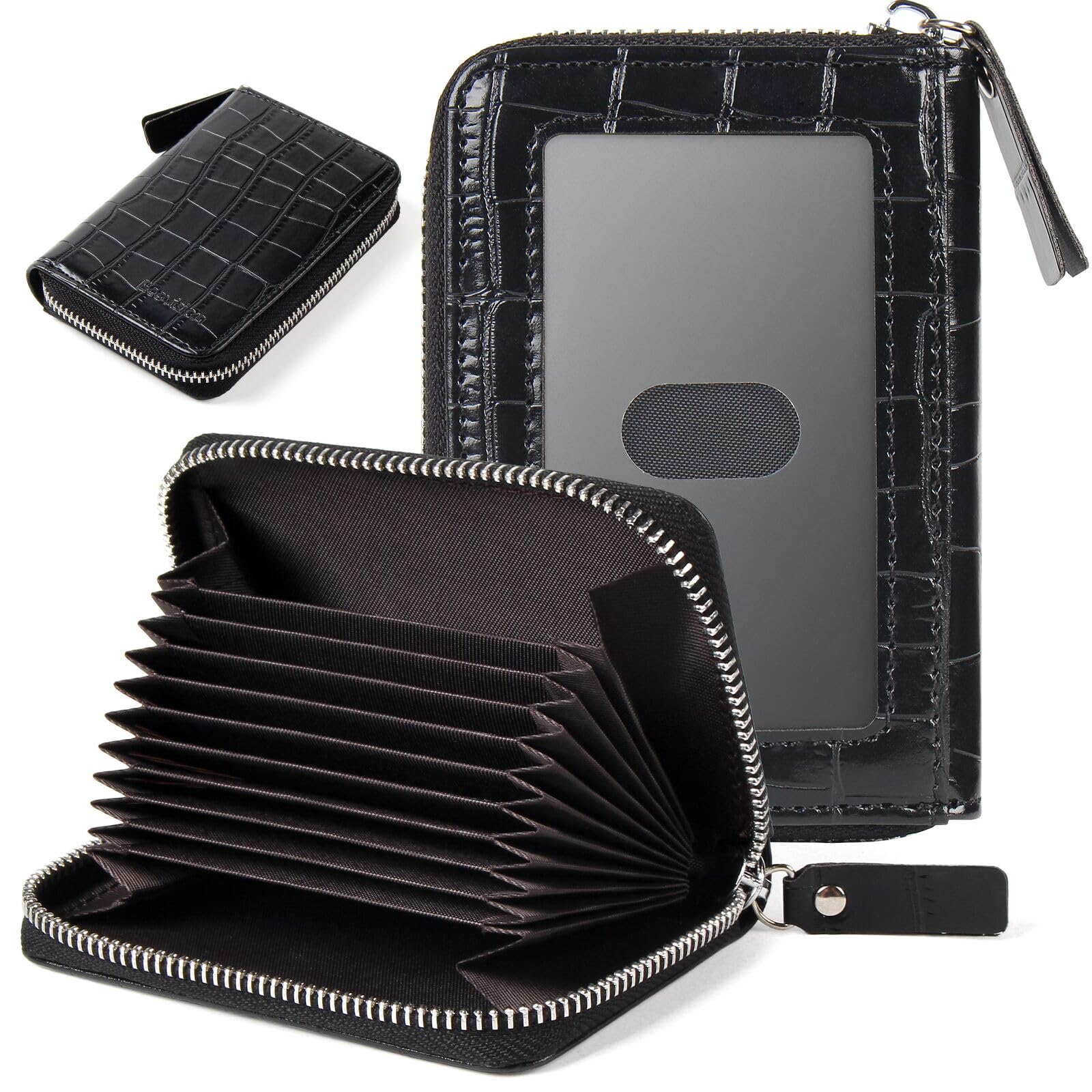 EcoVision Credit Card Holder RFID Card Case Wallet, Small Accordion ...