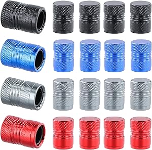 16 Pcs Dust Caps for Car Tyres, Tyre Valve Caps Universal, Wheel Dust ...