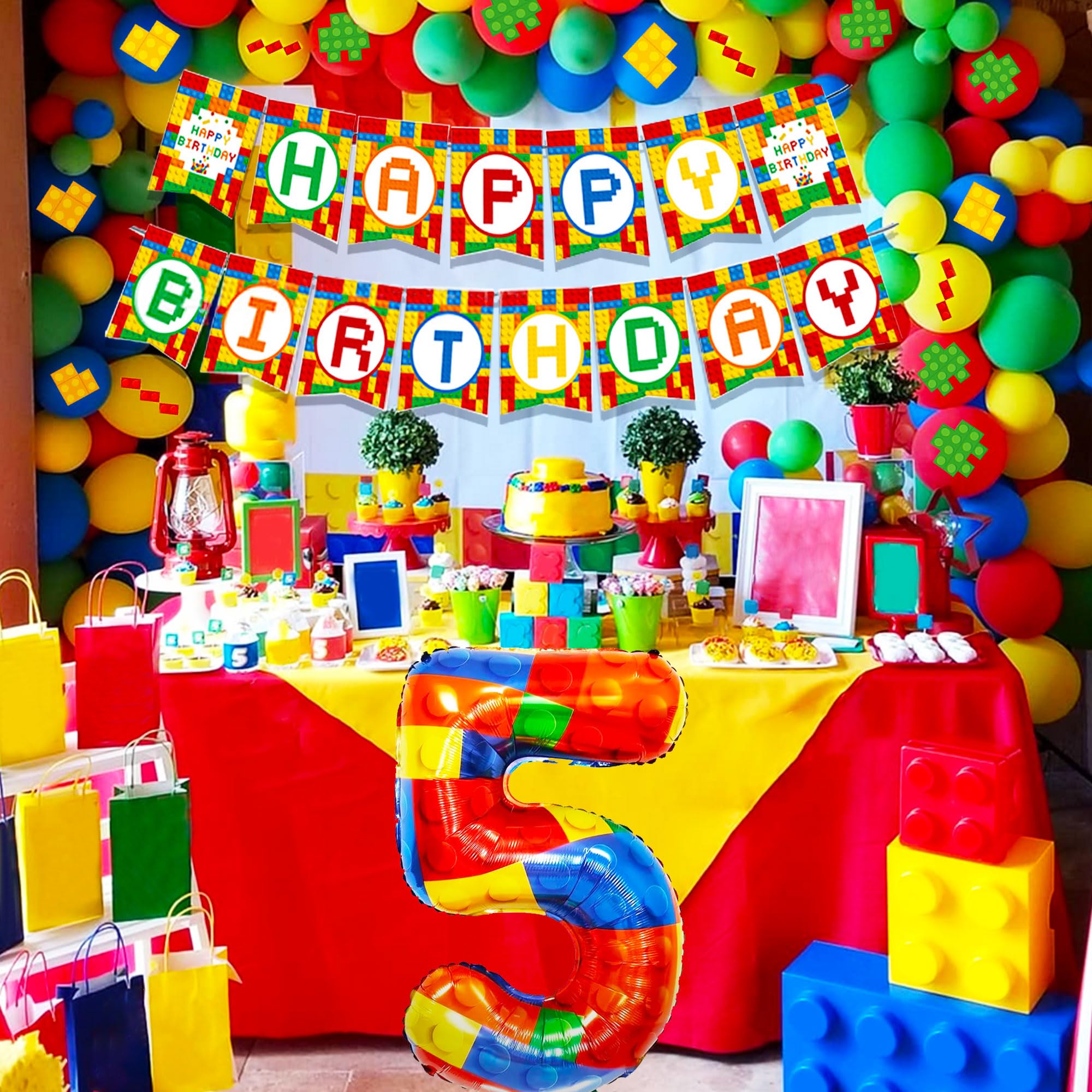 Lego Birthday Centerpieces William's Lego Birthday Party