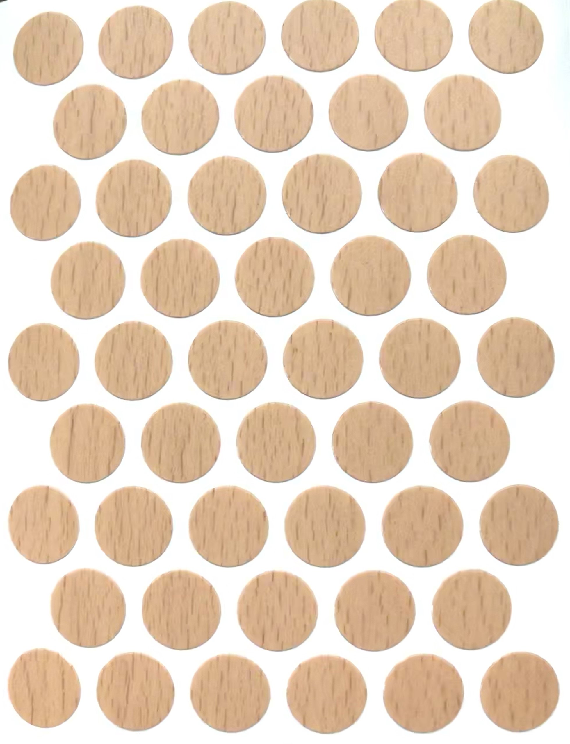 Amazon.com: Self Adhesive PVC Screw Cover Cap 9/16" (1 Sheet 50 caps ...