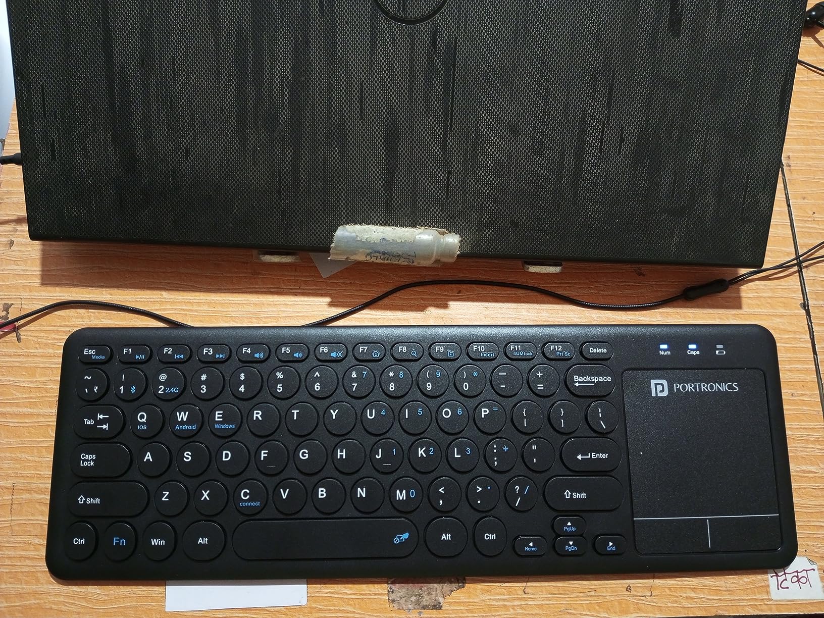 Amazon.in: Buy Portronics Bubble Pro Wireless Keyboard with Touchpad ...