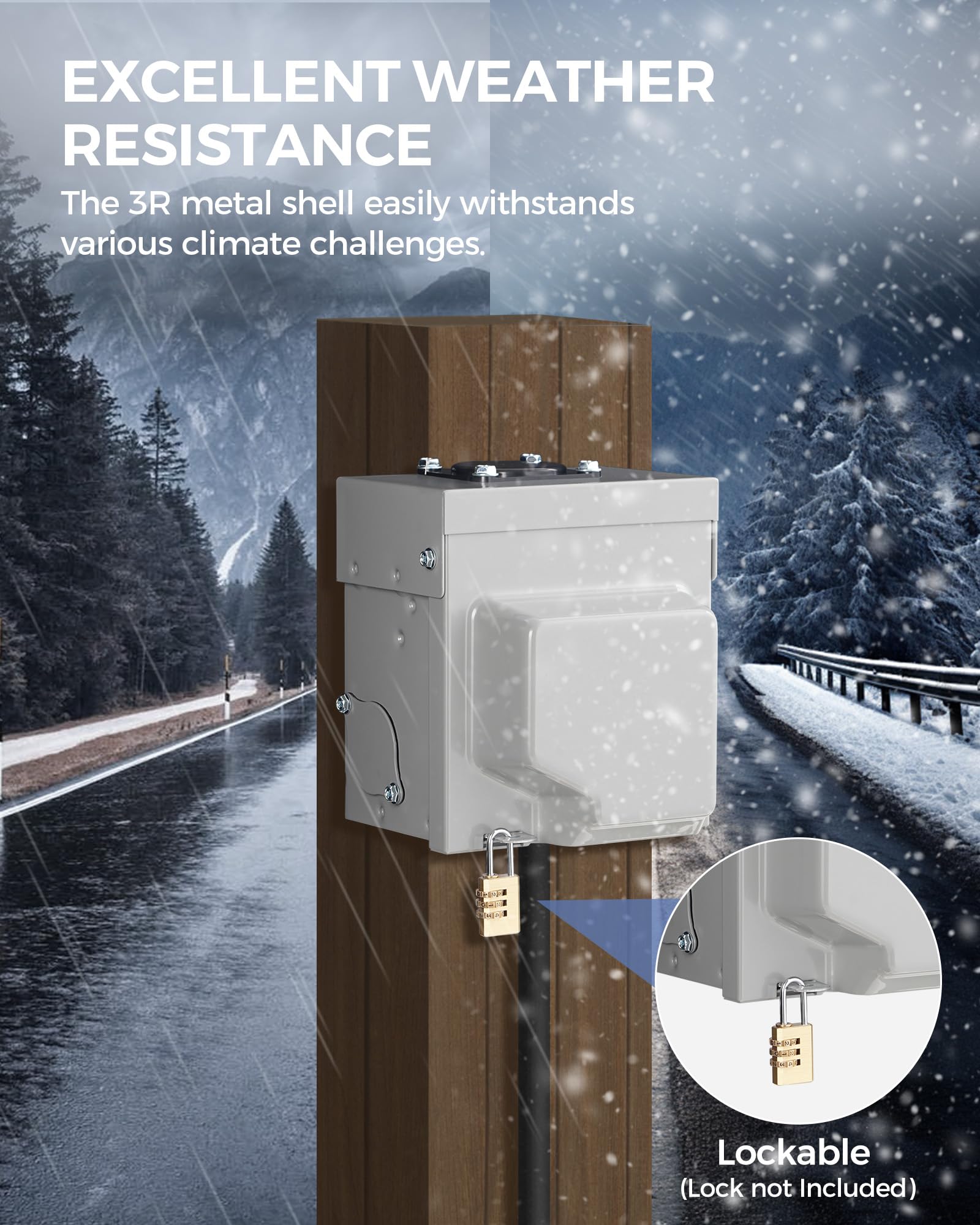 Snapklik.com : WILAWELS 30 Amp RV Power Outlet Box, 125V NEMA TT-30R RV ...