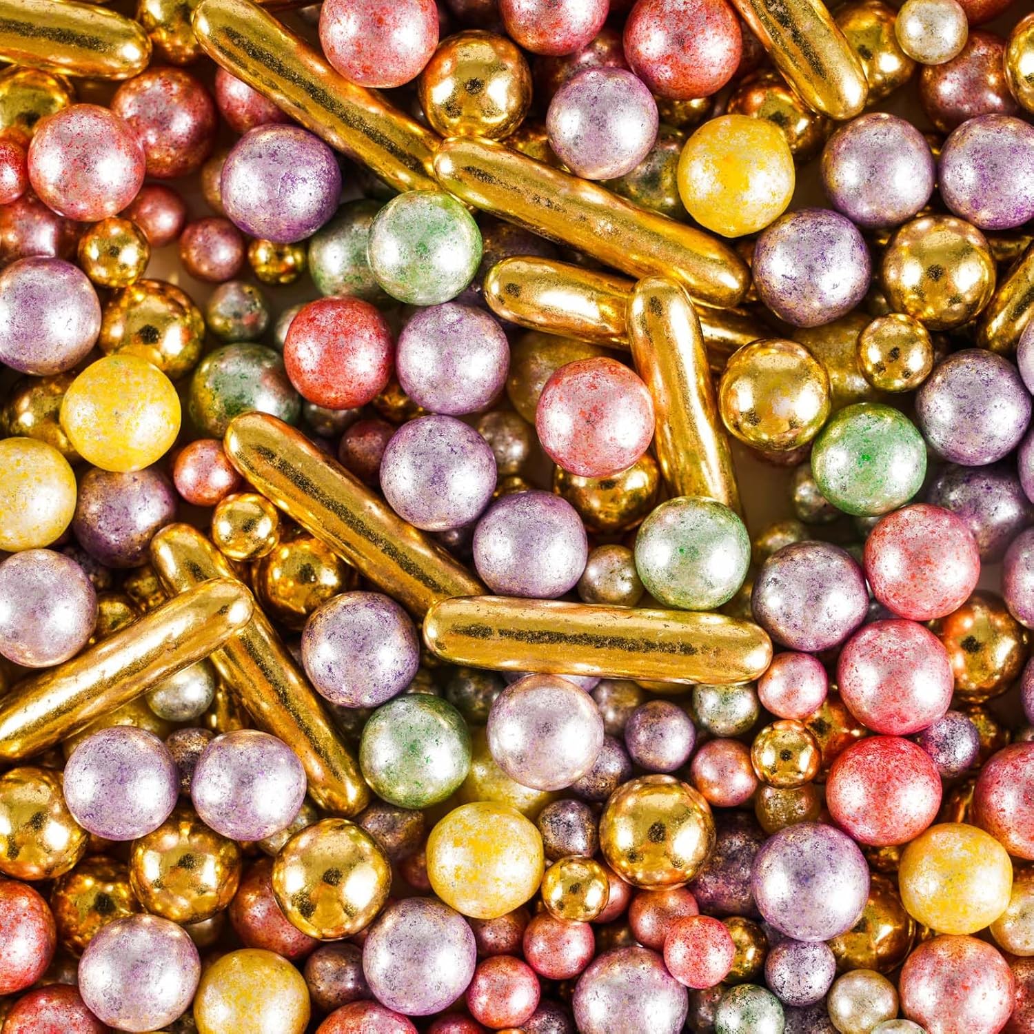 Amazon.com : Kasvan Pastel Pearl Sugar Sprinkles - Edible Candy Pearls ...