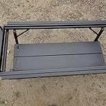 Amazon | WAQ MULTI IRON TABLE アイアンテーブル WAQ-MIT1 テーブル パネル式 アウトドア キャンプ バーベキュー BBQ アルミテーブル ランタンハンガー ...