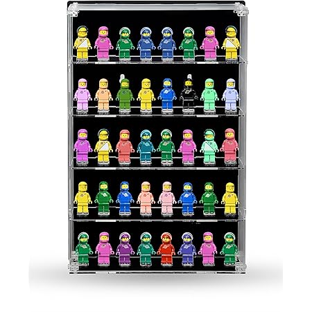 Amazon.com: Minifigure Display Case - Wall Mounted Display Case with ...
