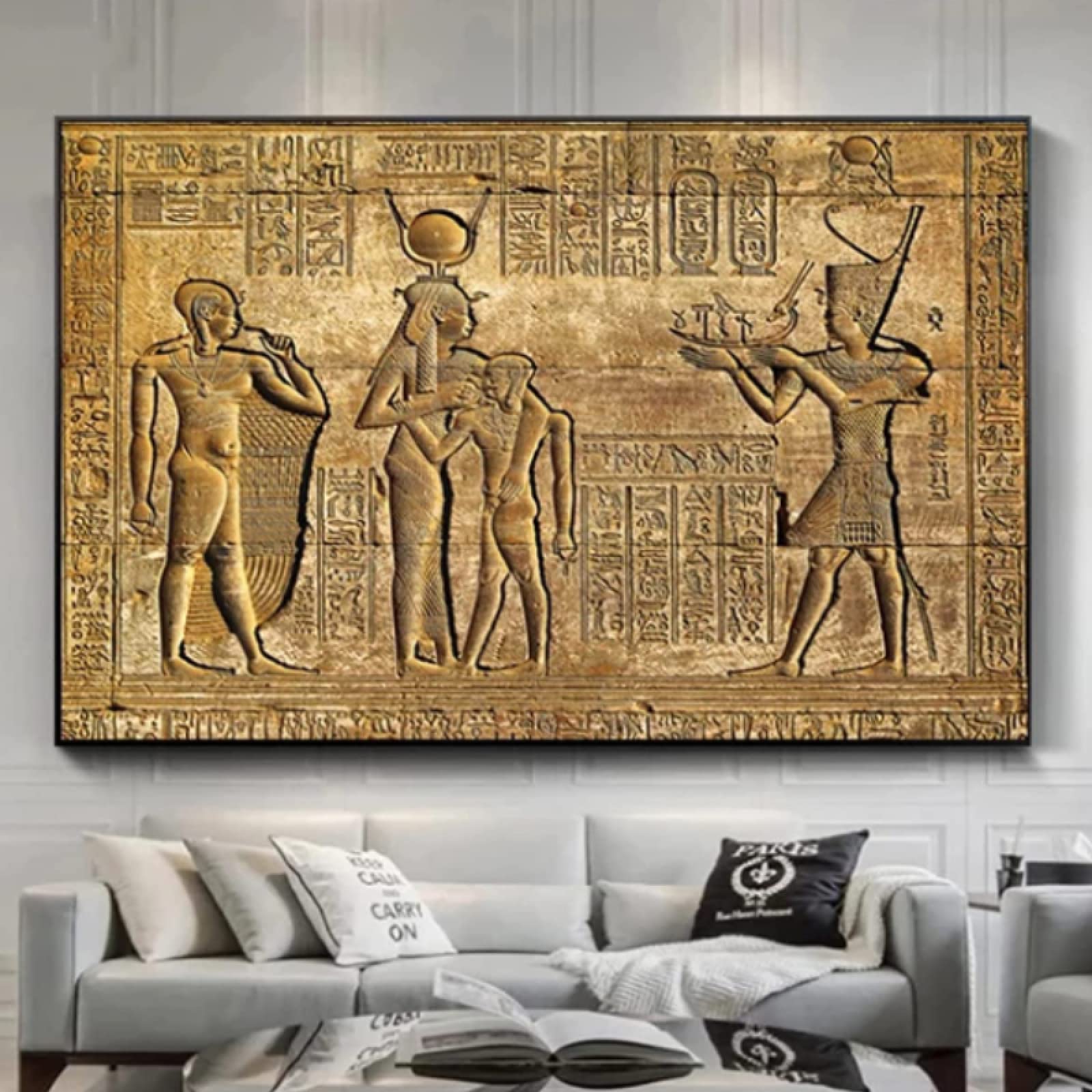 Ancient Egypt Hieroglyphics Stone