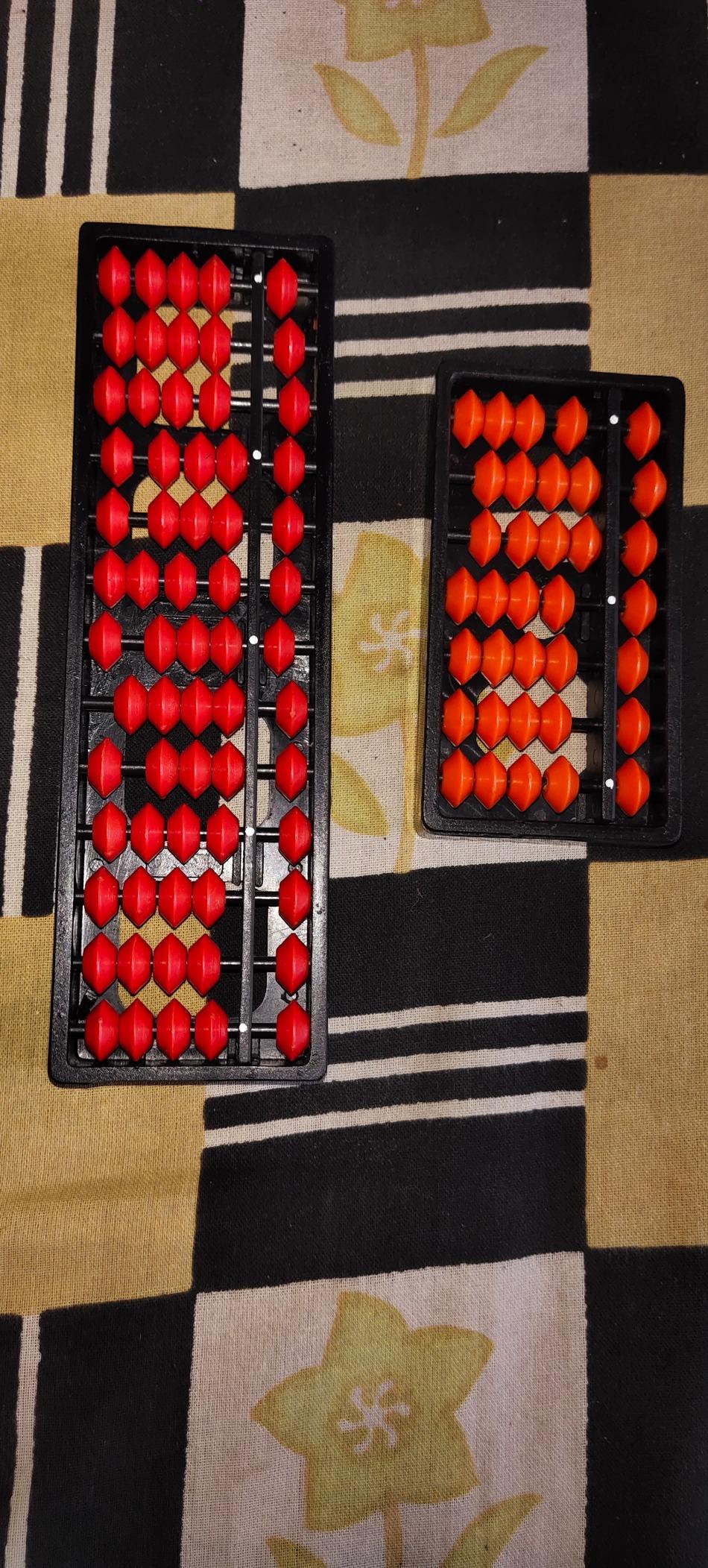 Buy ABIRIA 7 Rod Orange Abacus KIT Set of 10 Online at Low Prices in ...