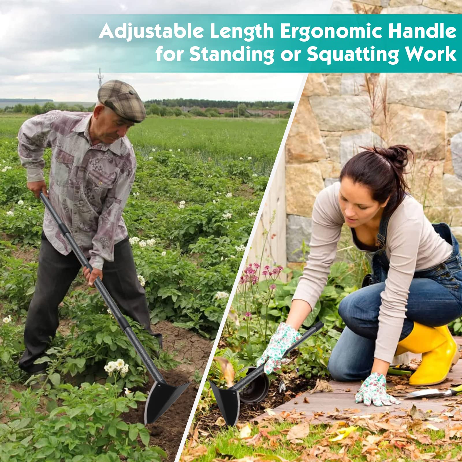 Snapklik.com : Hoe Garden Tool,Triangle Gardening Hoe