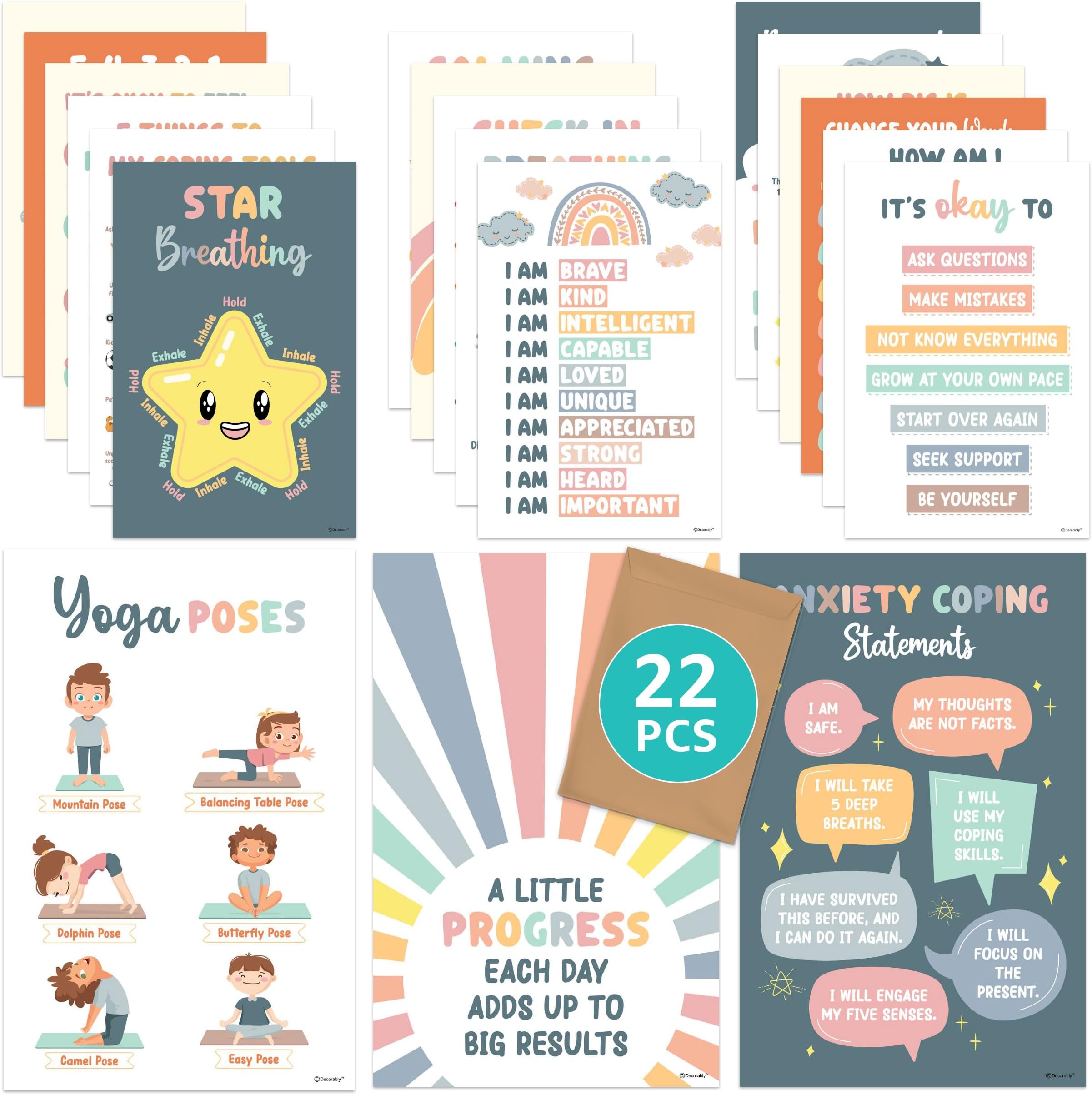 22 Calming Corner Classroom Posters - 11x17in Calm Corner Posters ...