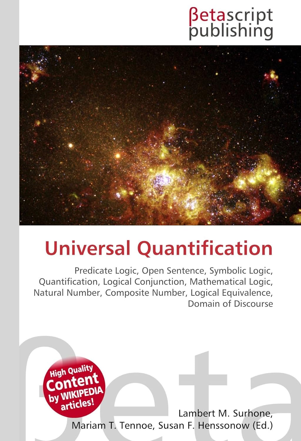 Universal Quantification : Amazon.in: Books