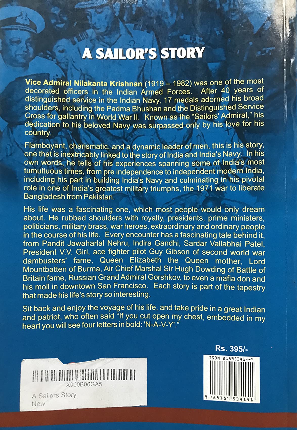 Buy A Sailors Story Book Online at Low Prices in India | A Sailors ...