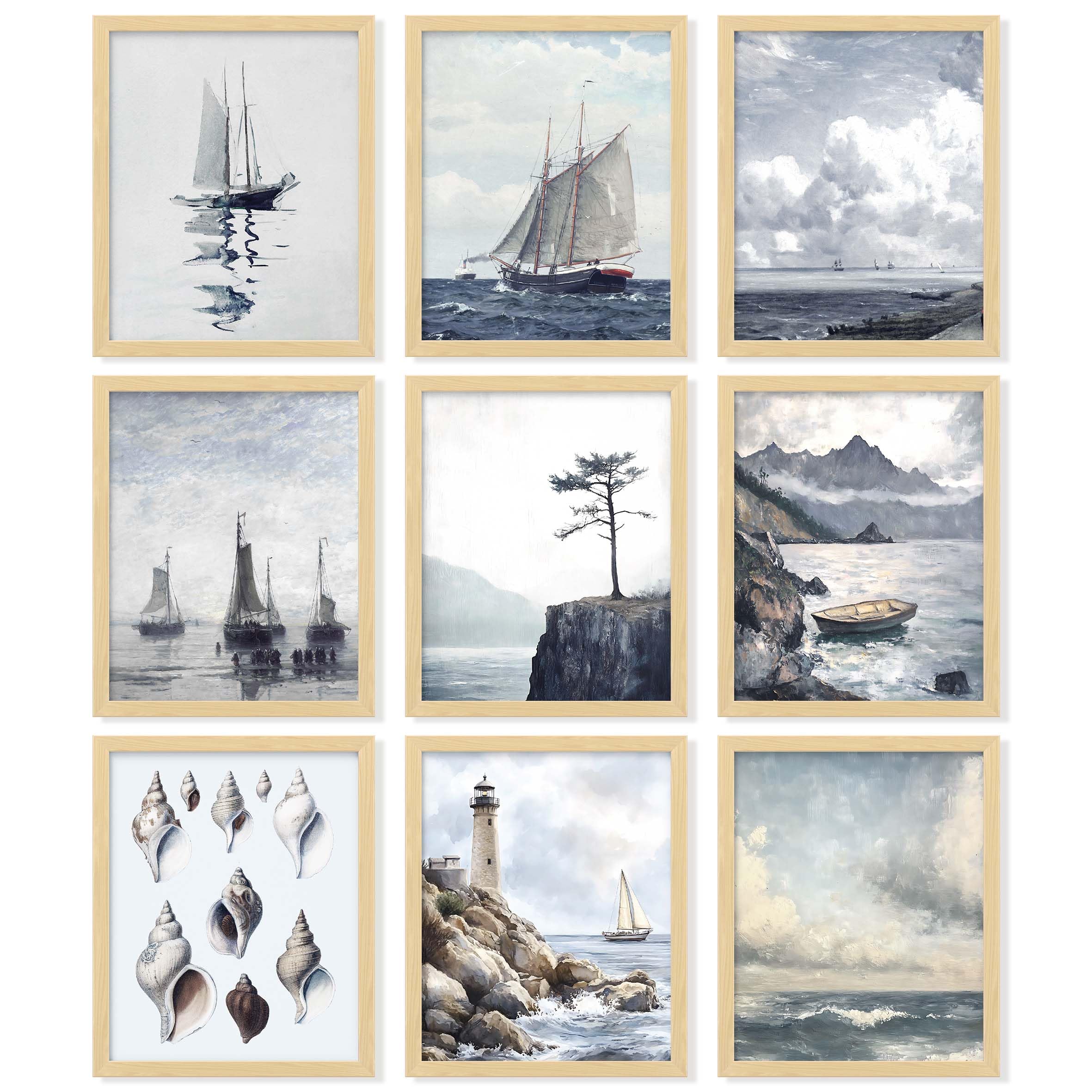 Amazon.com: 97 Decor Rustic Nautical Wall Decor - Vintage Nautical Wall ...