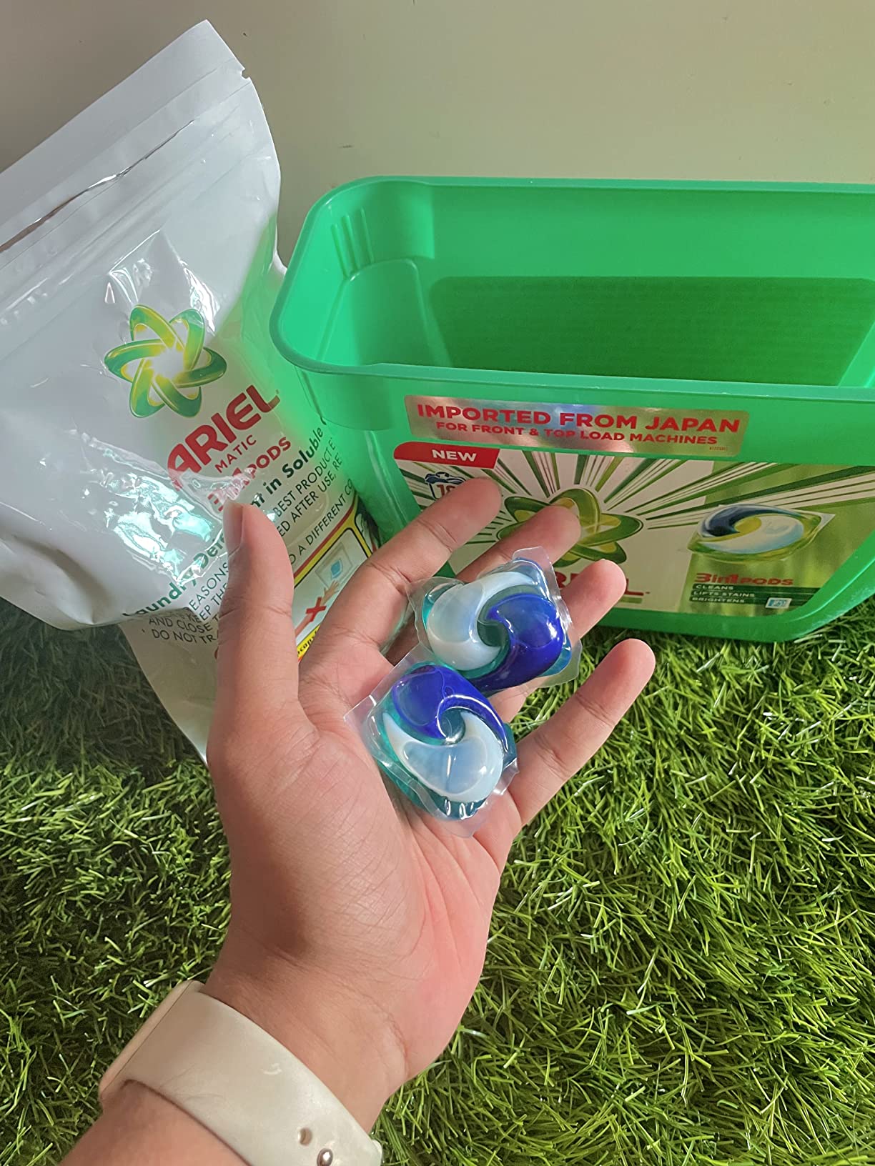 Ariel Matic 3in1 PODs Detergent Pack 18 ct : Amazon.in: Health ...