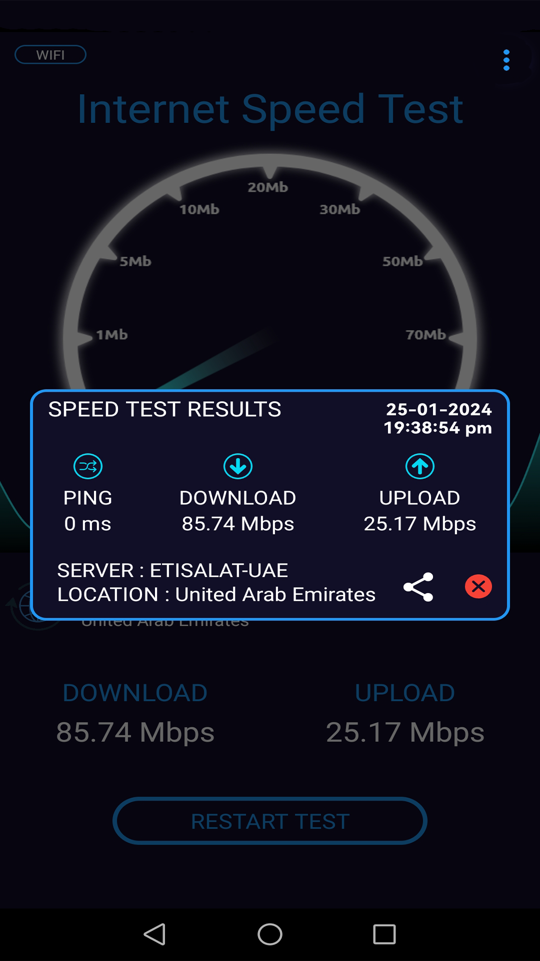 Internet Speed Test - App on Amazon Appstore