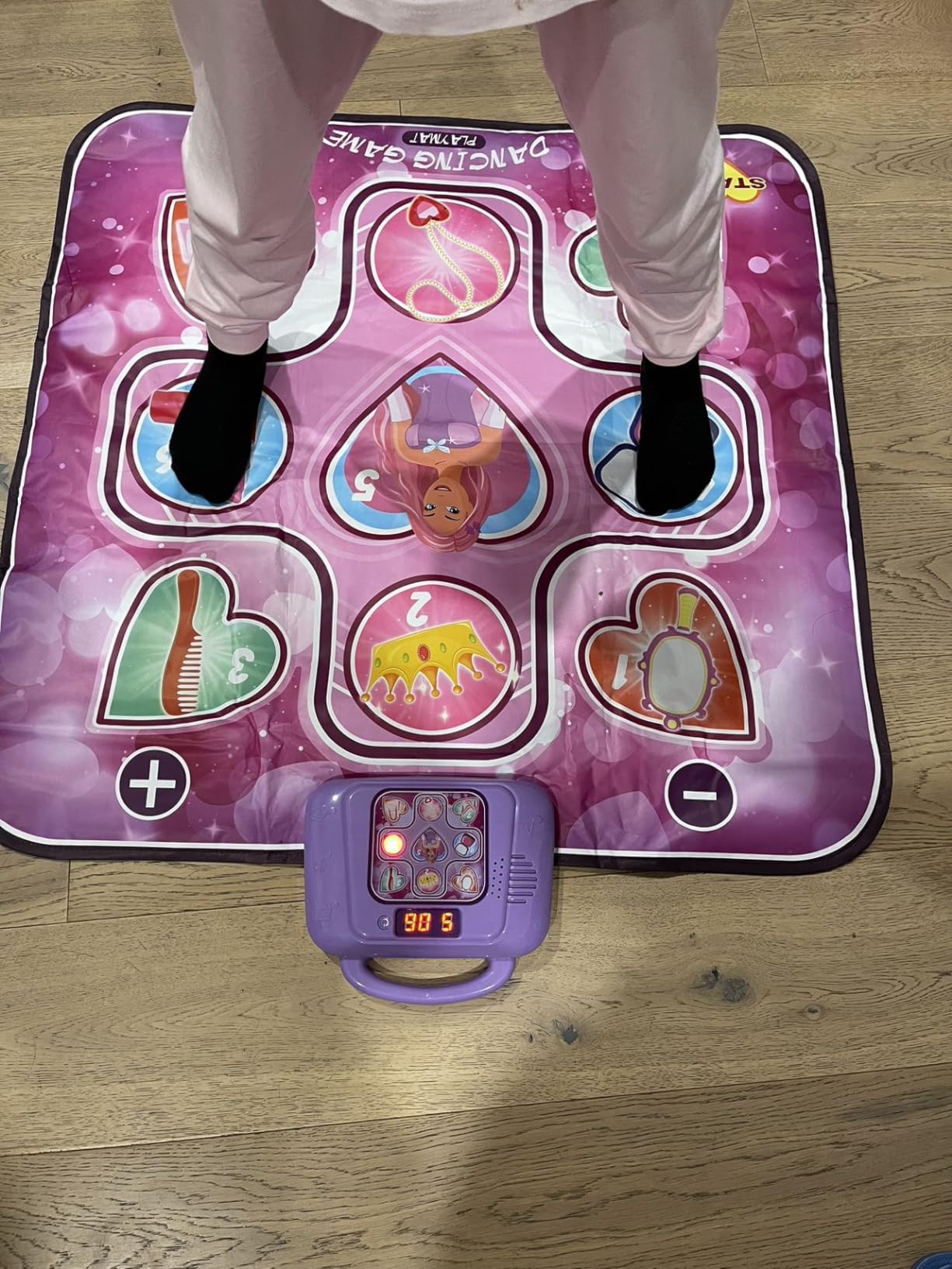 Dance Mat Toys for 3-12 Year Old Kids, Electronic Dance Pad with LED ...