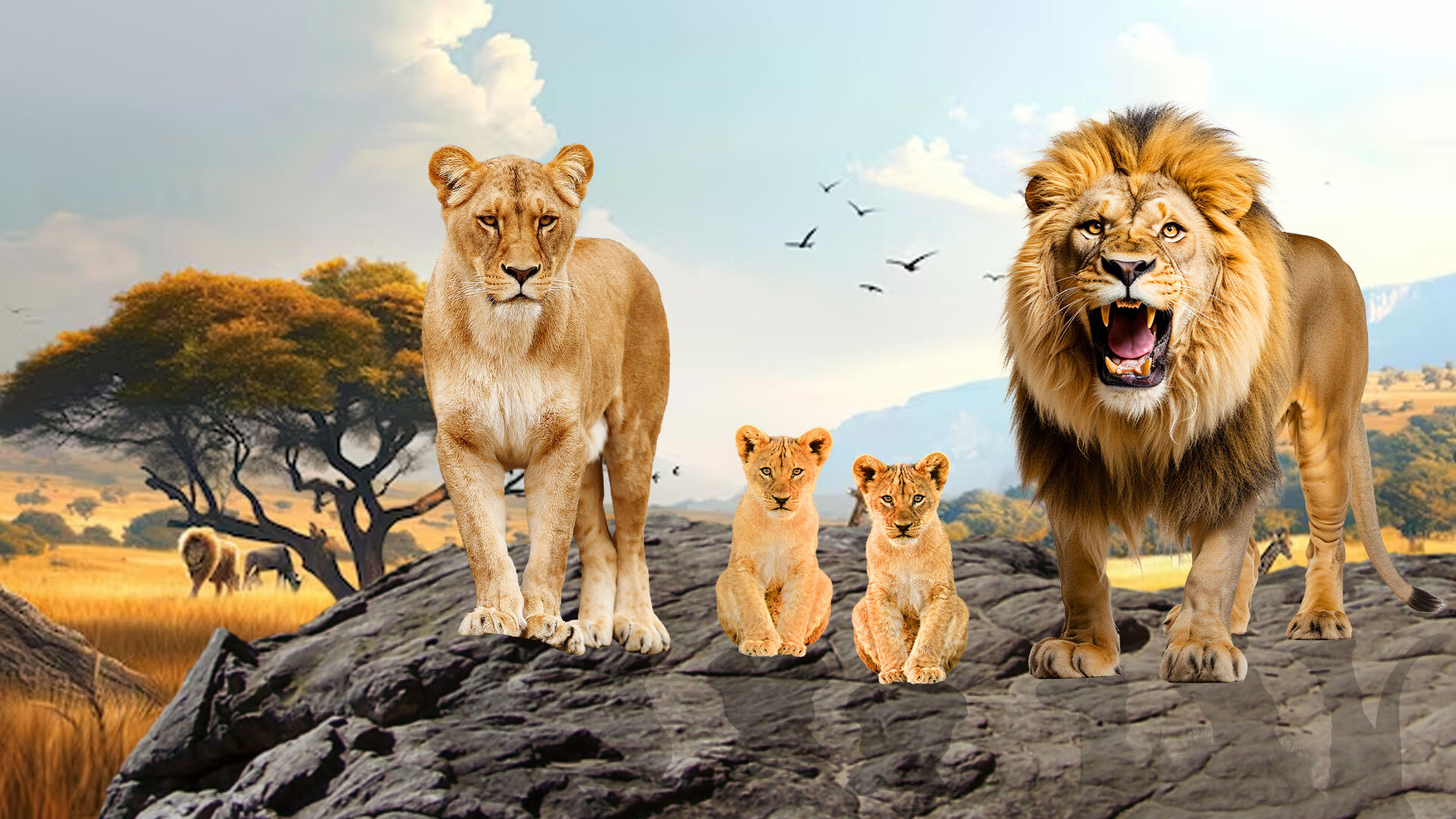 Wild Lion Hunting Simulator: Clan of Jungle King Lion Animal Games ...