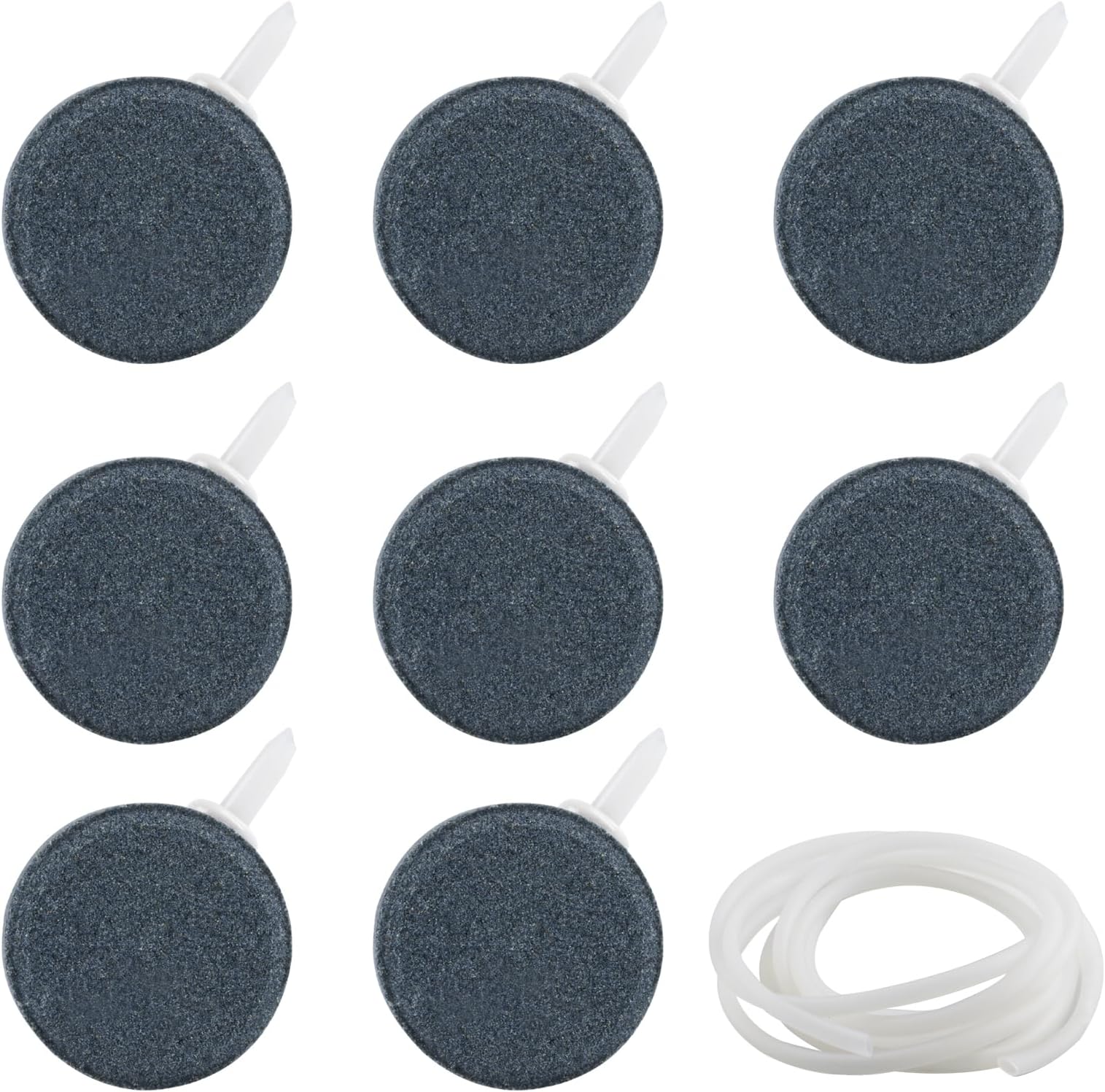 Finest-Filters 5 x 50mm 2" Round Air Stones for Pond or Aquarium Fish ...