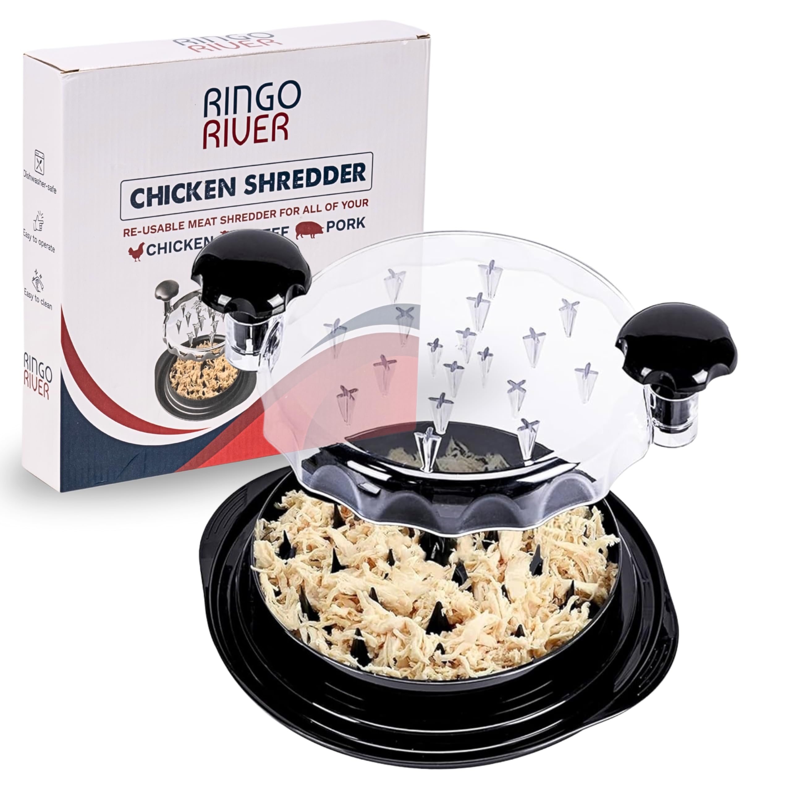 Amazon.com: Ringo River Chicken Shredder, Food Shredder ...