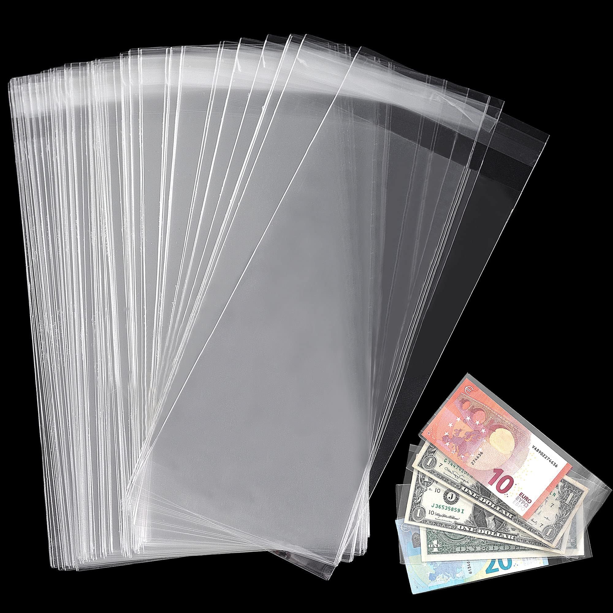 100 Sheets Currency Pages for Paper Money Collection - 3 Pockets ...