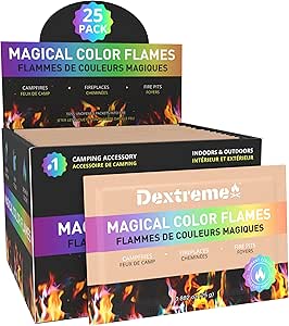 Amazon.com: Dextreme Fire Color Changing Packets - Fire Color Packets ...