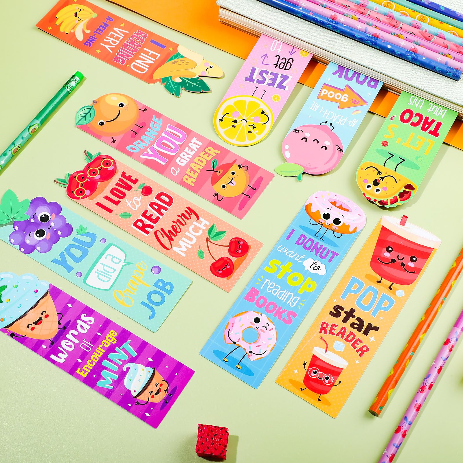 Snapklik.com : Teling 60 Pcs Inspirational Scented Pencils And Scented ...