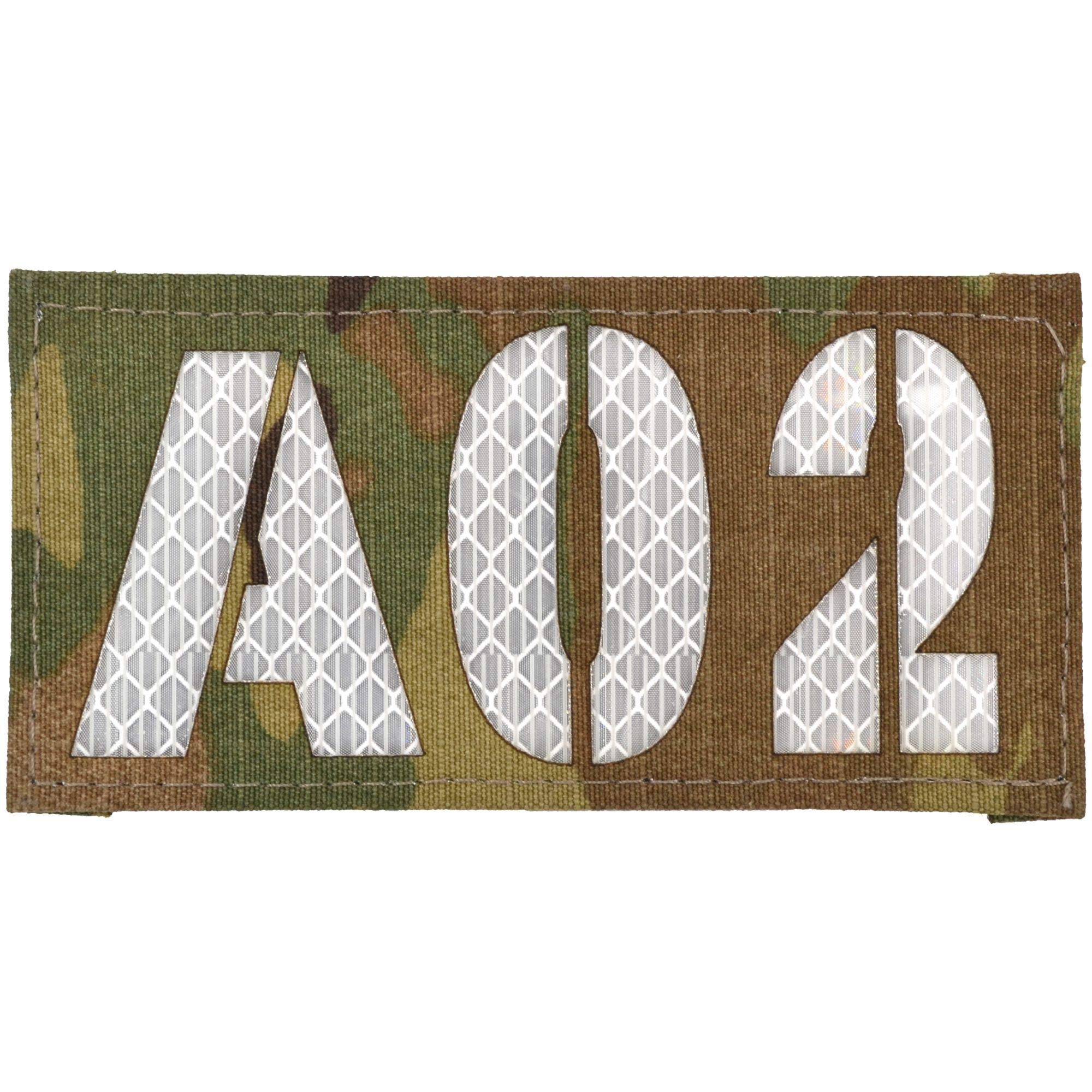 Buy Custom White Honeycomb Reflective Laser Cut - 2x4 Cordura Call Sign ...