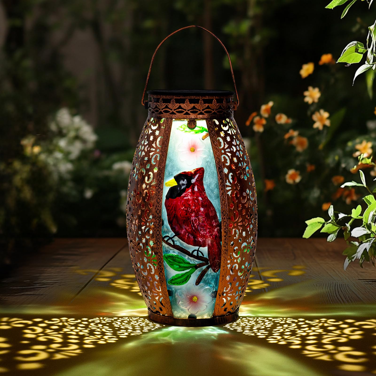 Snapklik.com : Larekook Outdoor Solar Lantern-Waterproof Cardinal ...
