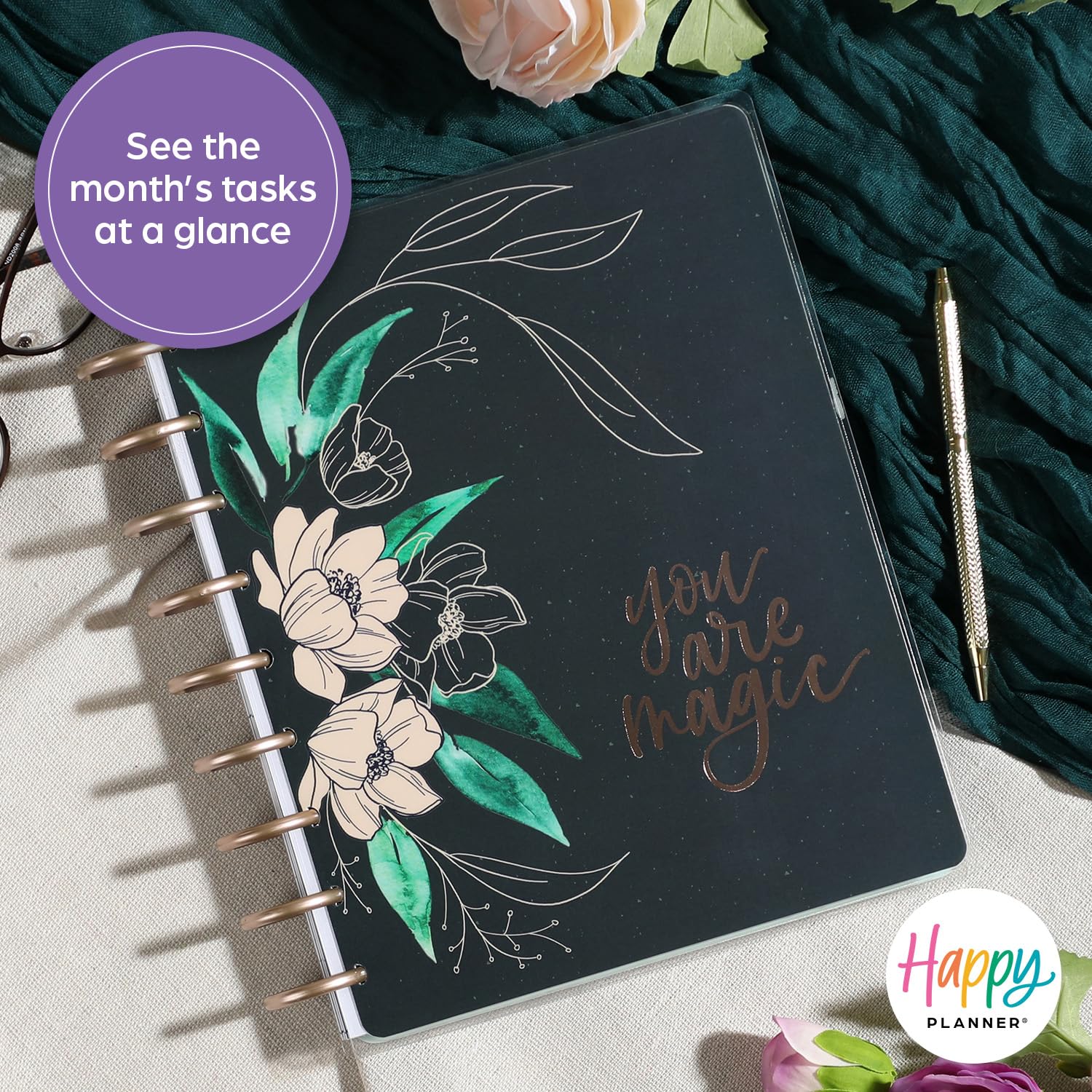 Snapklik.com : Happy Planner Disc-Bound 12-Month Planner, January ...