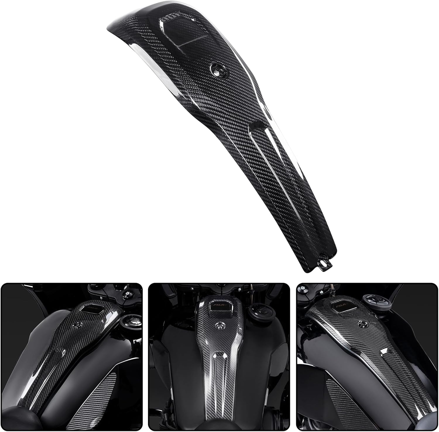 Amazon.com: Advanblack Carbon Fiber Lowrider Tank Dash Console Panel ...