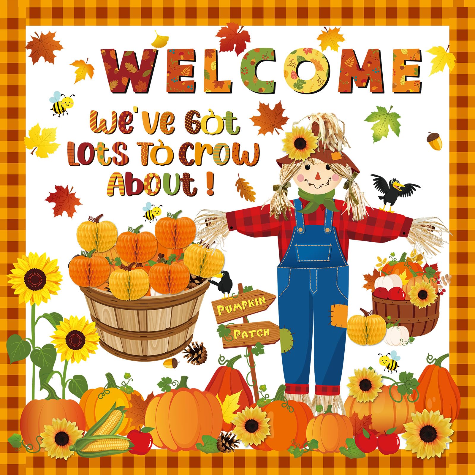 Snapklik.com : Fall Autumn Bulletin Board Classroom Decorations Autumn ...