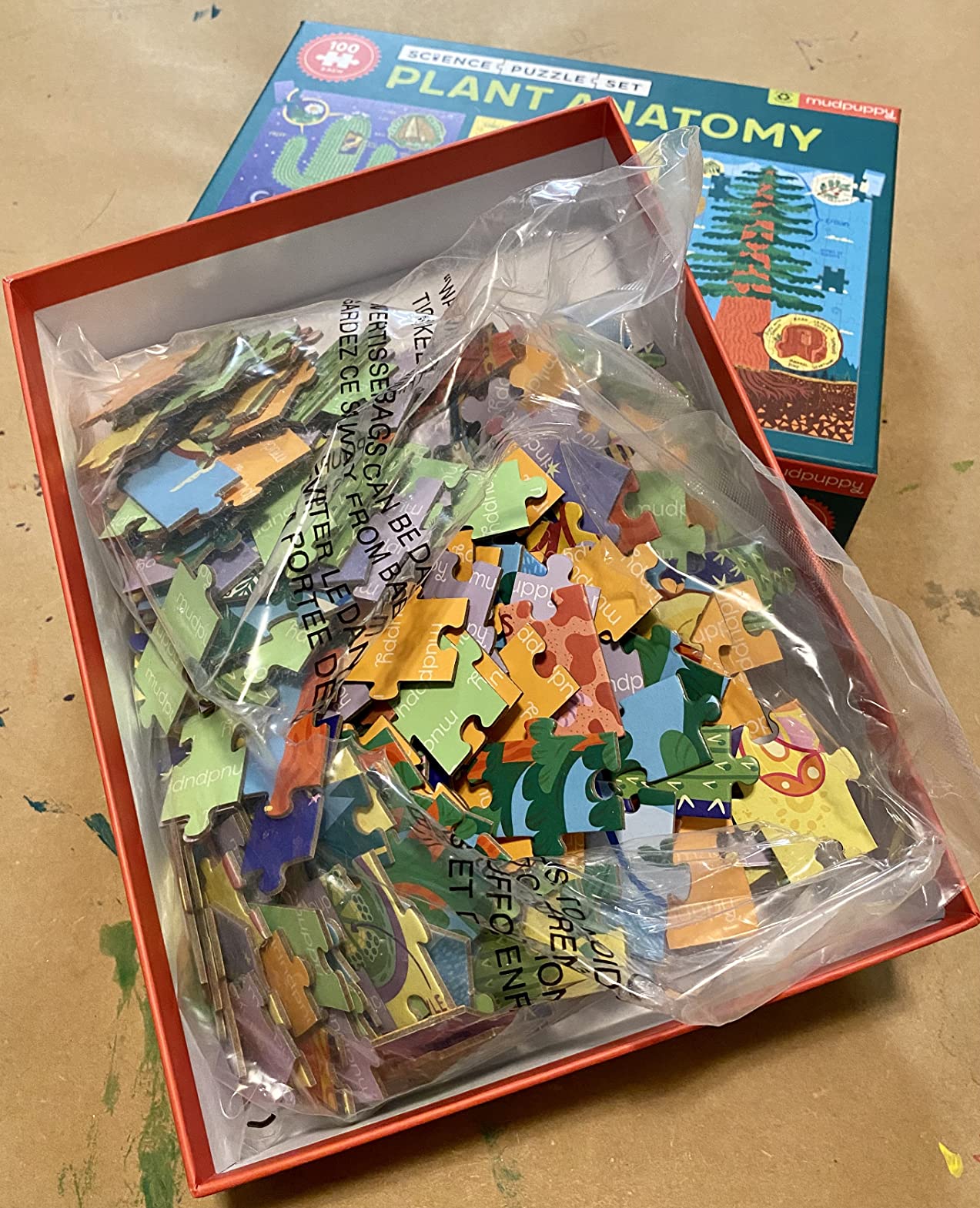 Amazon.com: Plant Anatomy Science Puzzle Set from Mudpuppy - Includes ...