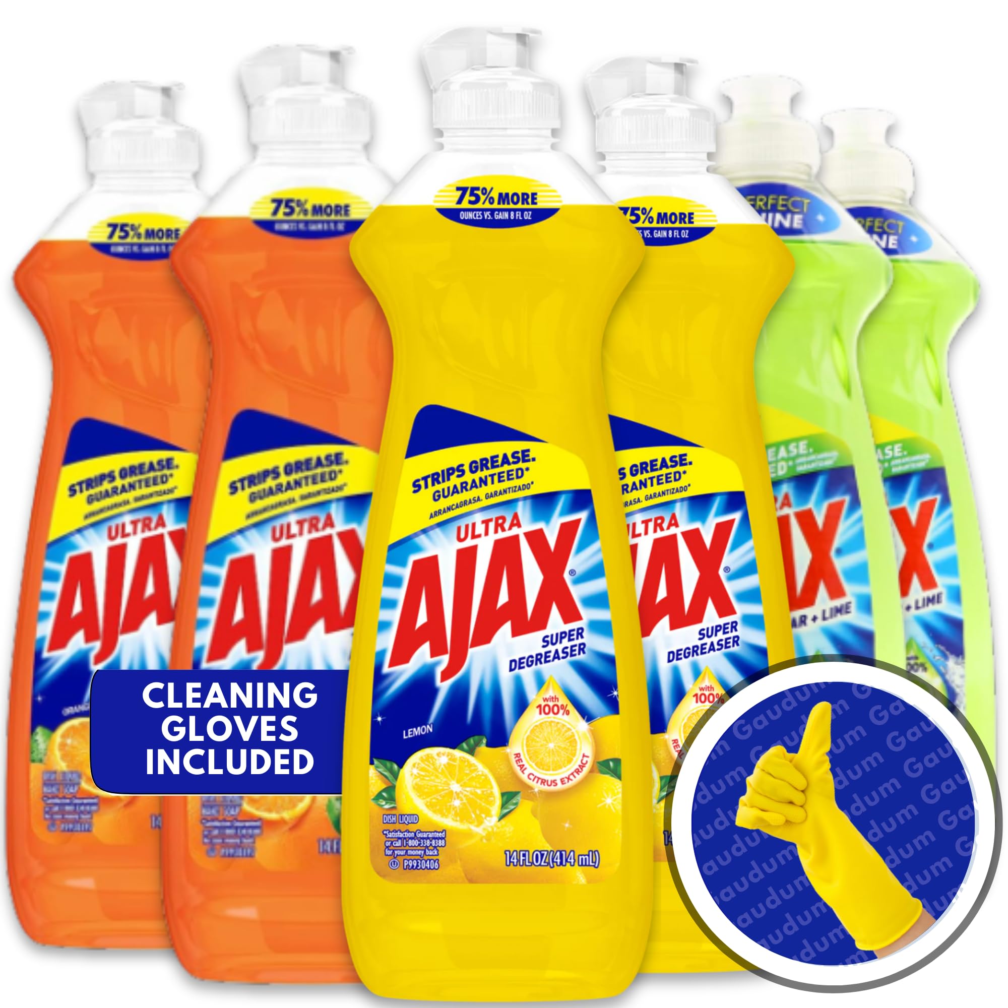 Amazon.com: Ajax Dish Soap - Ajax Dishwashing Liquid Super Degreaser 14 ...