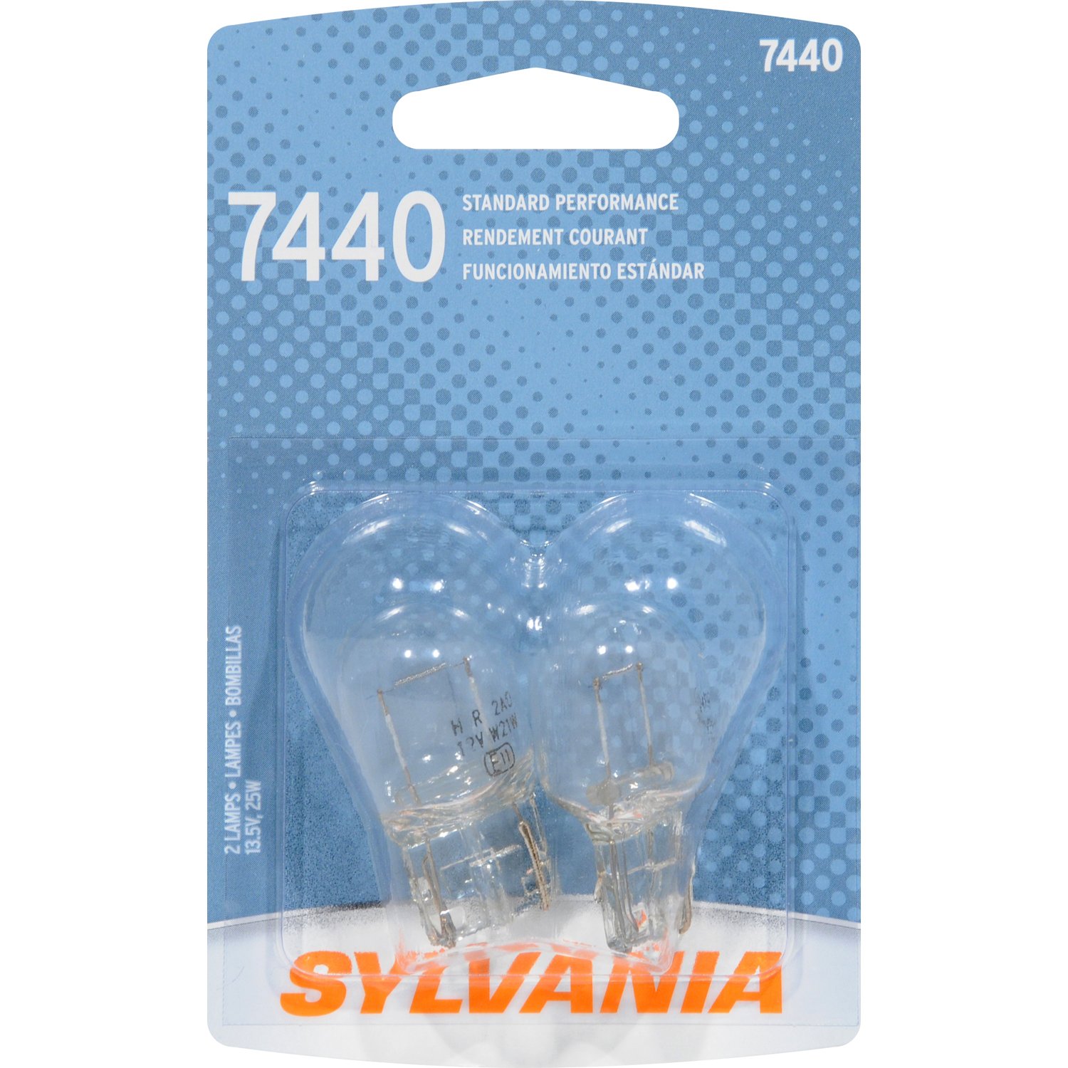 Amazon.com: SYLVANIA 7440 Basic Miniature Bulb, (Contains 2 Bulbs ...