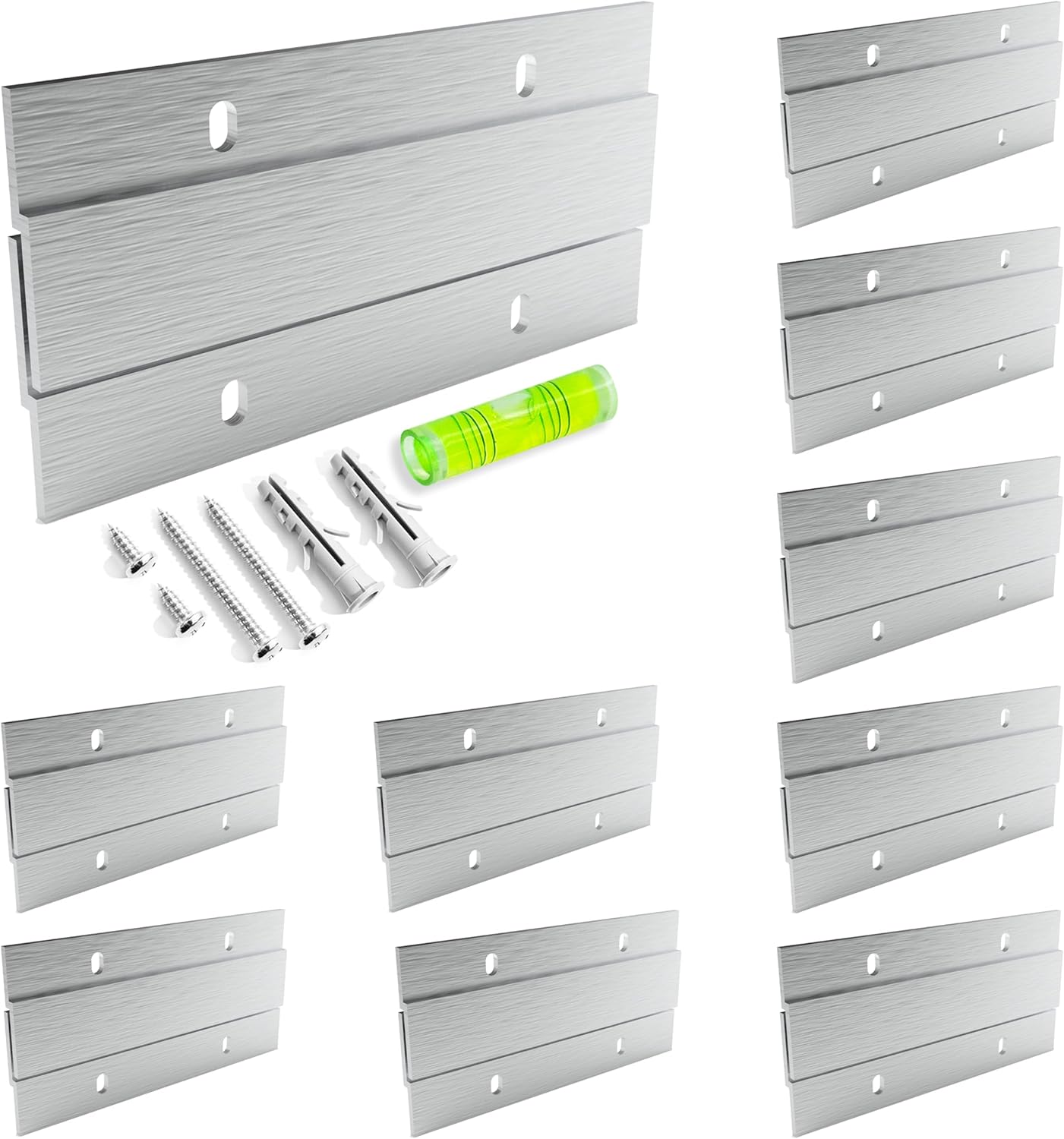 French Cleat Hanger Kit 4 inch 10 Pairs 50 lb Z Hanging Heavy Picture ...