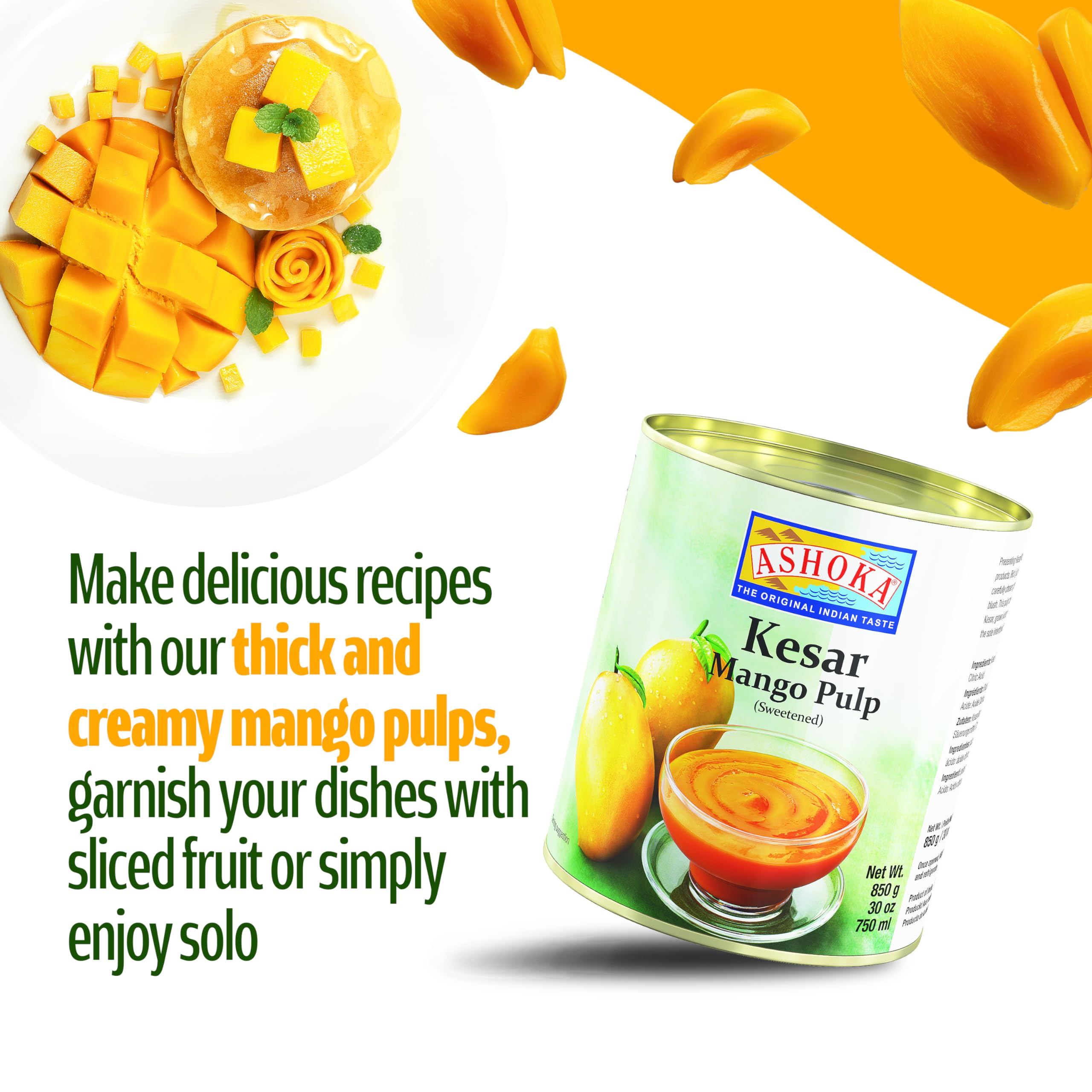 Snapklik.com : Ashoka Canned Mango Pulp, Premium Alphonso Mango Extract ...