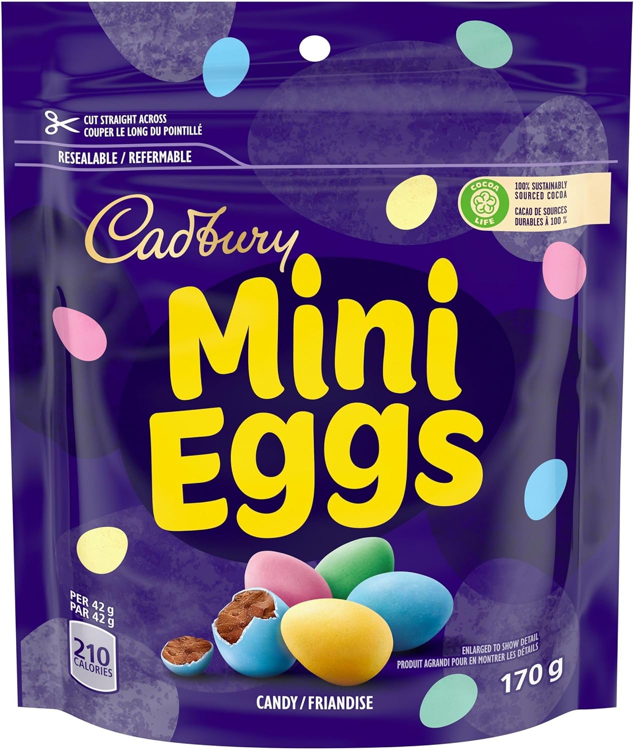 Cadbury Mini Eggs, Chocolatey Candy Eggs, 170 g : Amazon.ca: Grocery ...