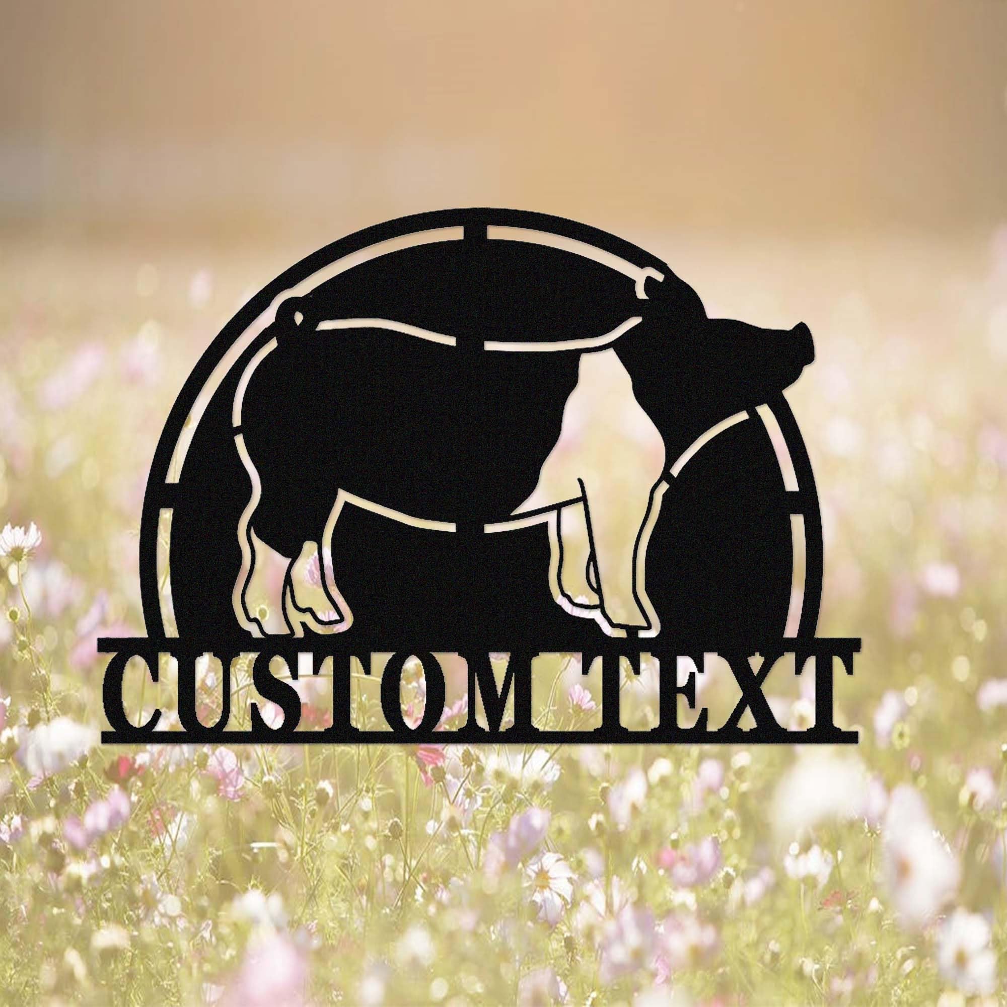 Show Pig Signs Live Like Someone Left The Gate Open Sign / Farm Signs