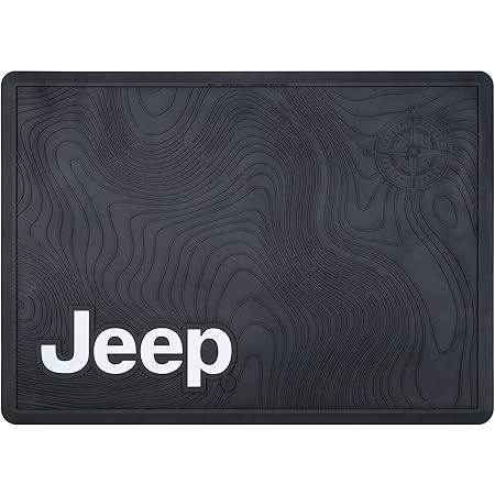 Amazon.com: Plasticolor 001806R01 Jeep Heavy Duty Rear Cargo Mat Floor ...