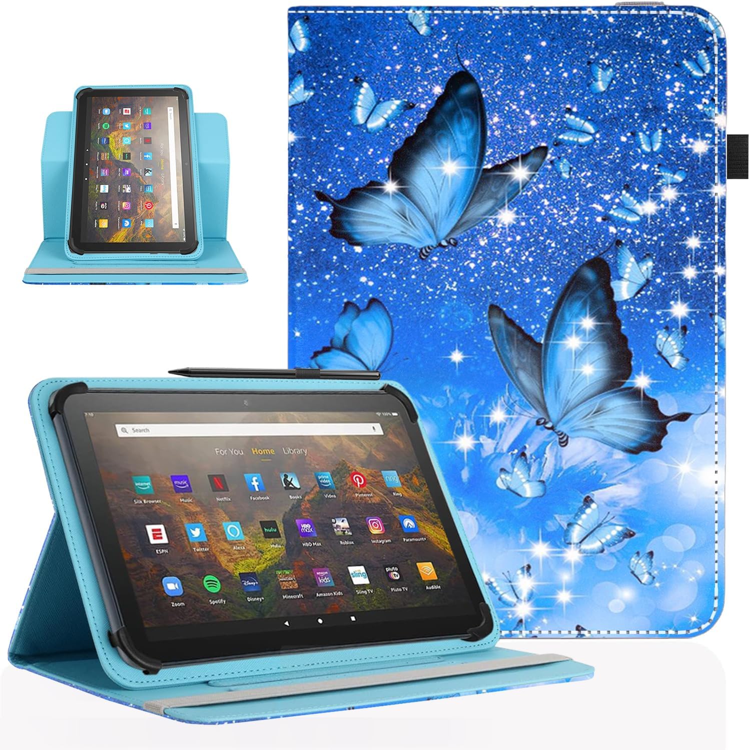 Amazon.com: Phondazvi Universal 10 10.1 Inch Android Tablet Case,360 ...