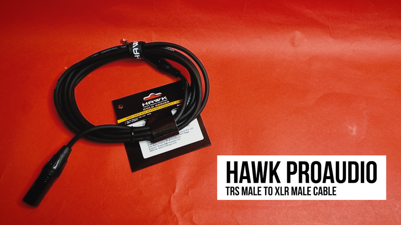 Hawk Proaudio SXSG010 Gold Series 6.35mm Interconnect Cable