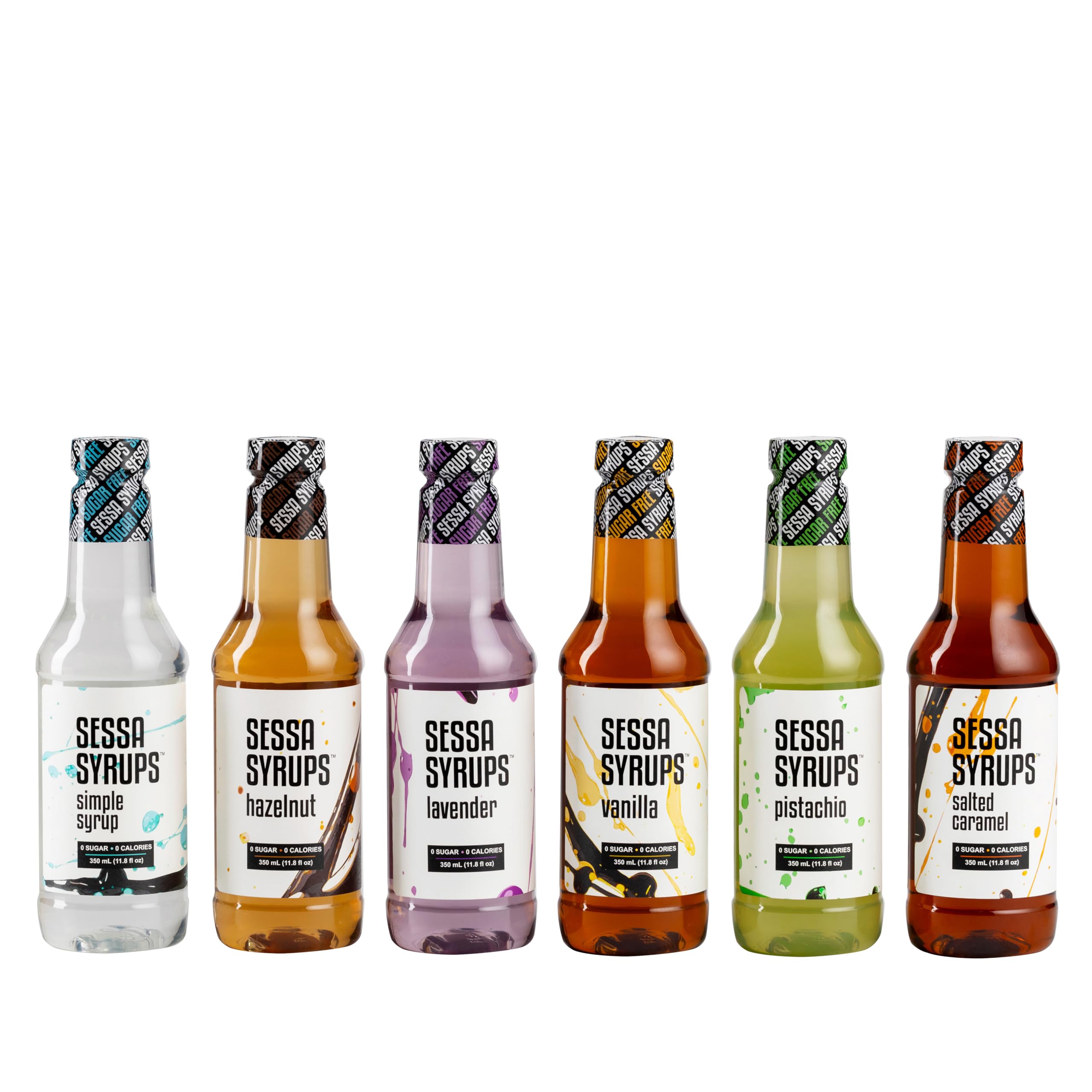 Amazon.com: Sessa Syrups Sugar Free Sampler Pack: Simple Syrup ...