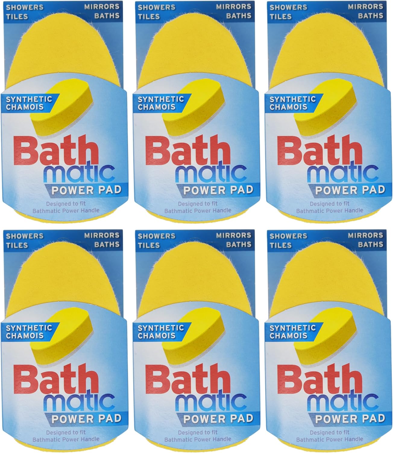 Amazon.com: Set of 6 Bathmatic Powerpad Duo Sponge, Has a Replacement ...