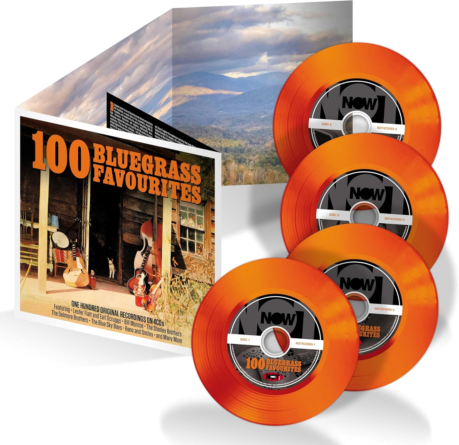 100 Bluegrass Favourites 4CDs Collection, Various Artists, 100 Classic ...