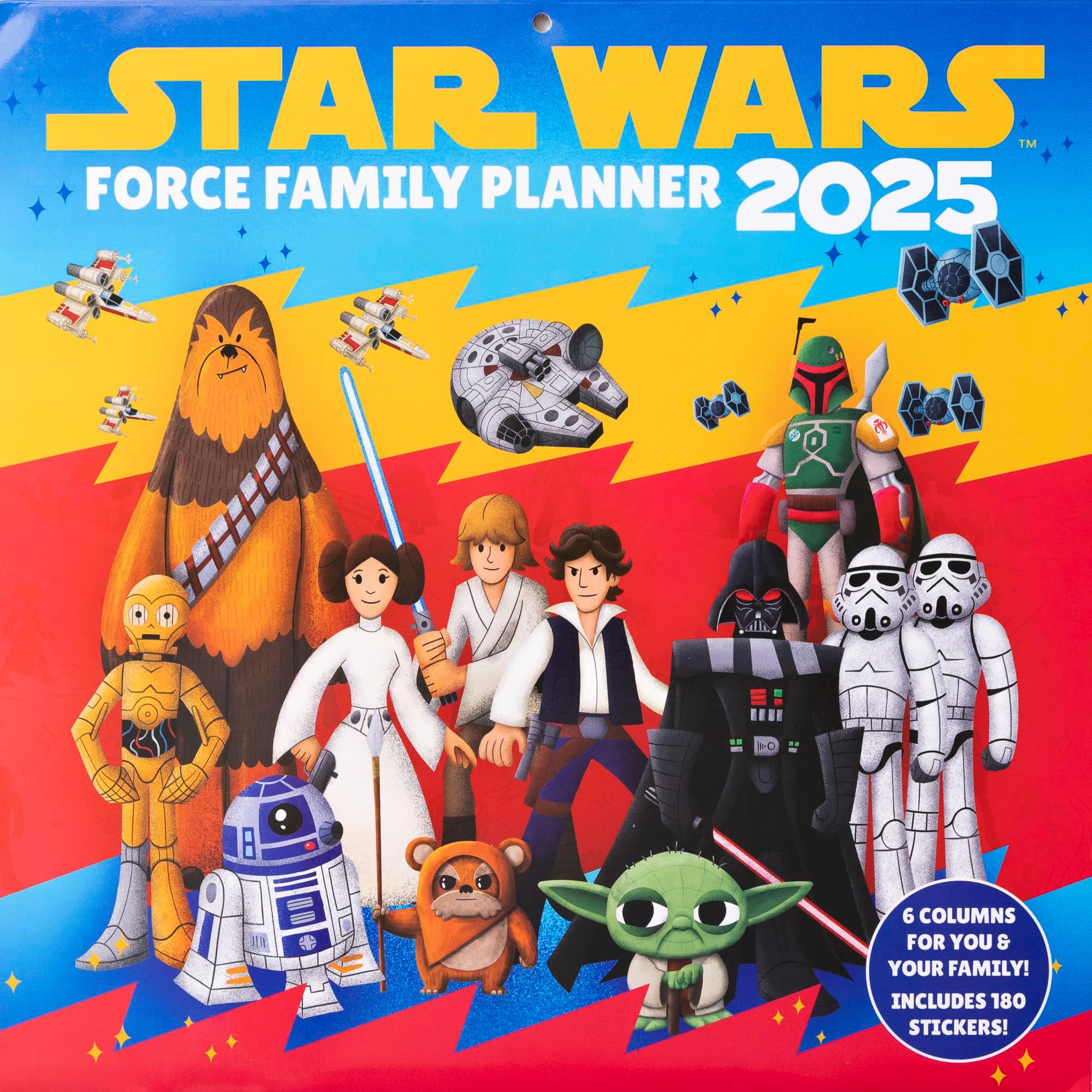 Pyramid International 16 Months Star Wars 2025 30x30 Family Planner ...