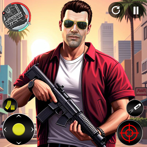 Gangstar Street War: Real Grand City Gangster Crime Town: Miami Auto ...