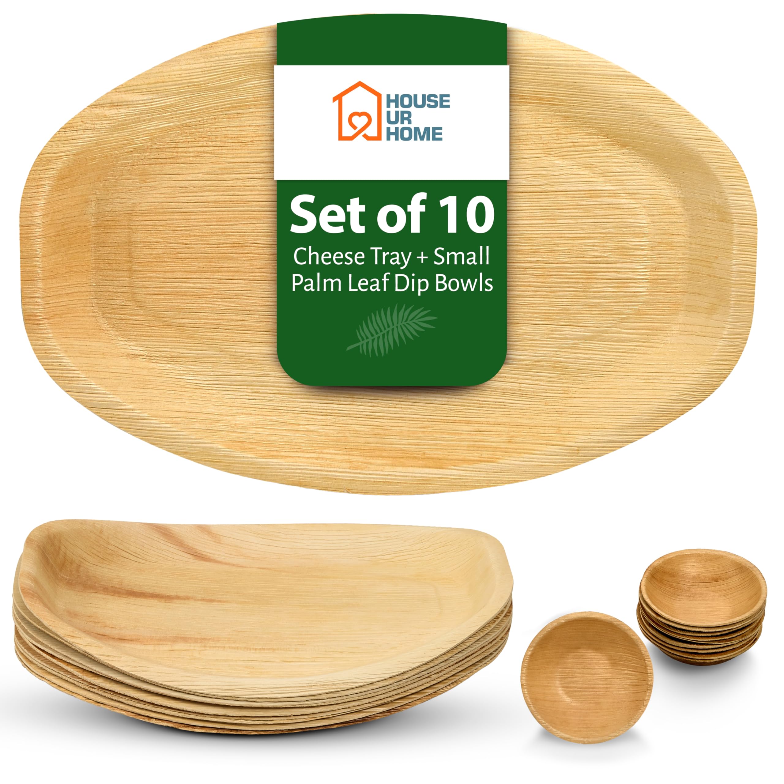 Amazon.com: Disposable Charcuterie Boards - Bamboo Like Palm Leaf ...