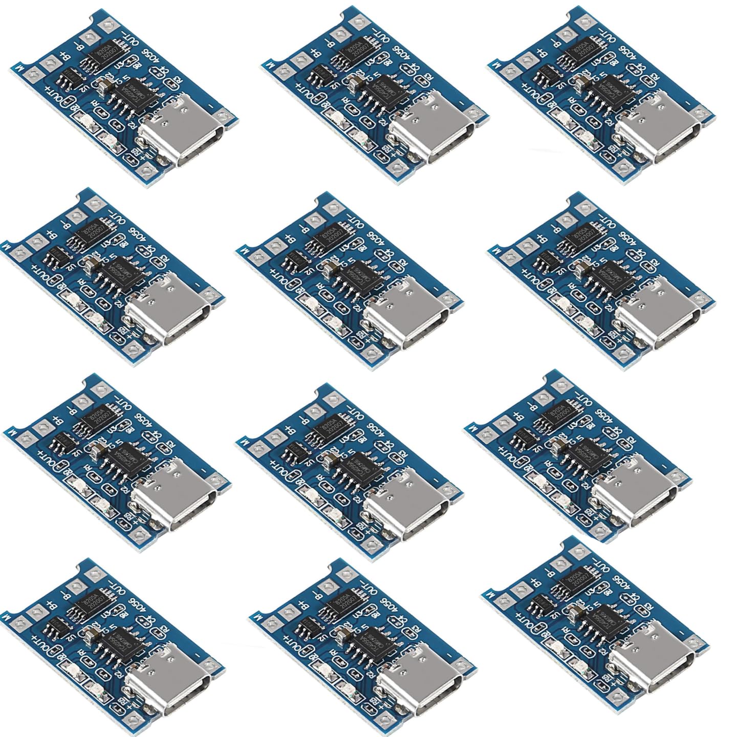 Amazon.com: TP4056 Type-C USB 5V 1A 18650 Charger Module Li-ion ...