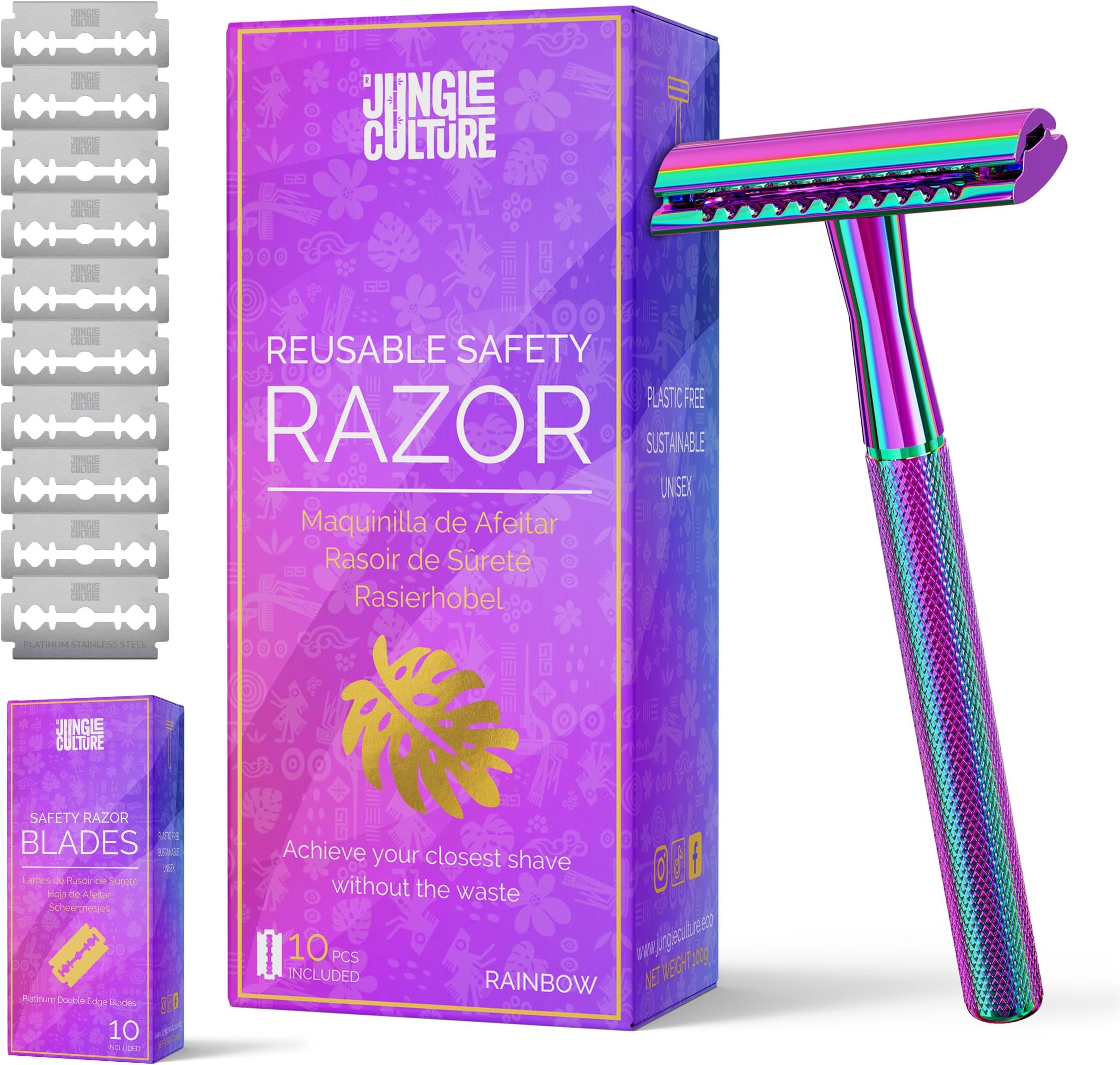 Amazon.com: King C. Gillette Double Edge Safety Razor for Men, 5 ...