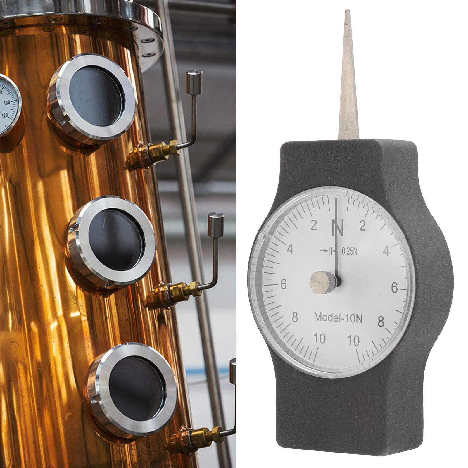 Buy Dynamometer, Alloy Force Gauges 10N for Pulling Force Test for ...